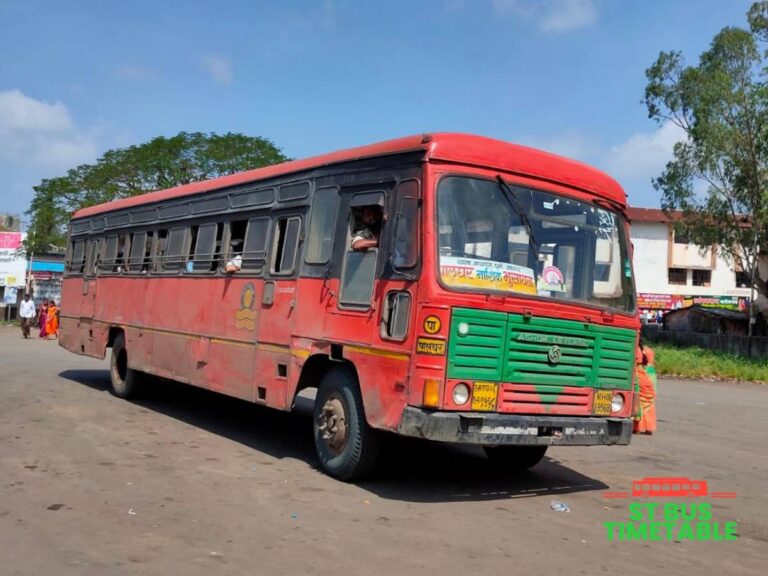 ST Bus Timetable | MSRTC Bus Time Table | MSRTC Bus Timing